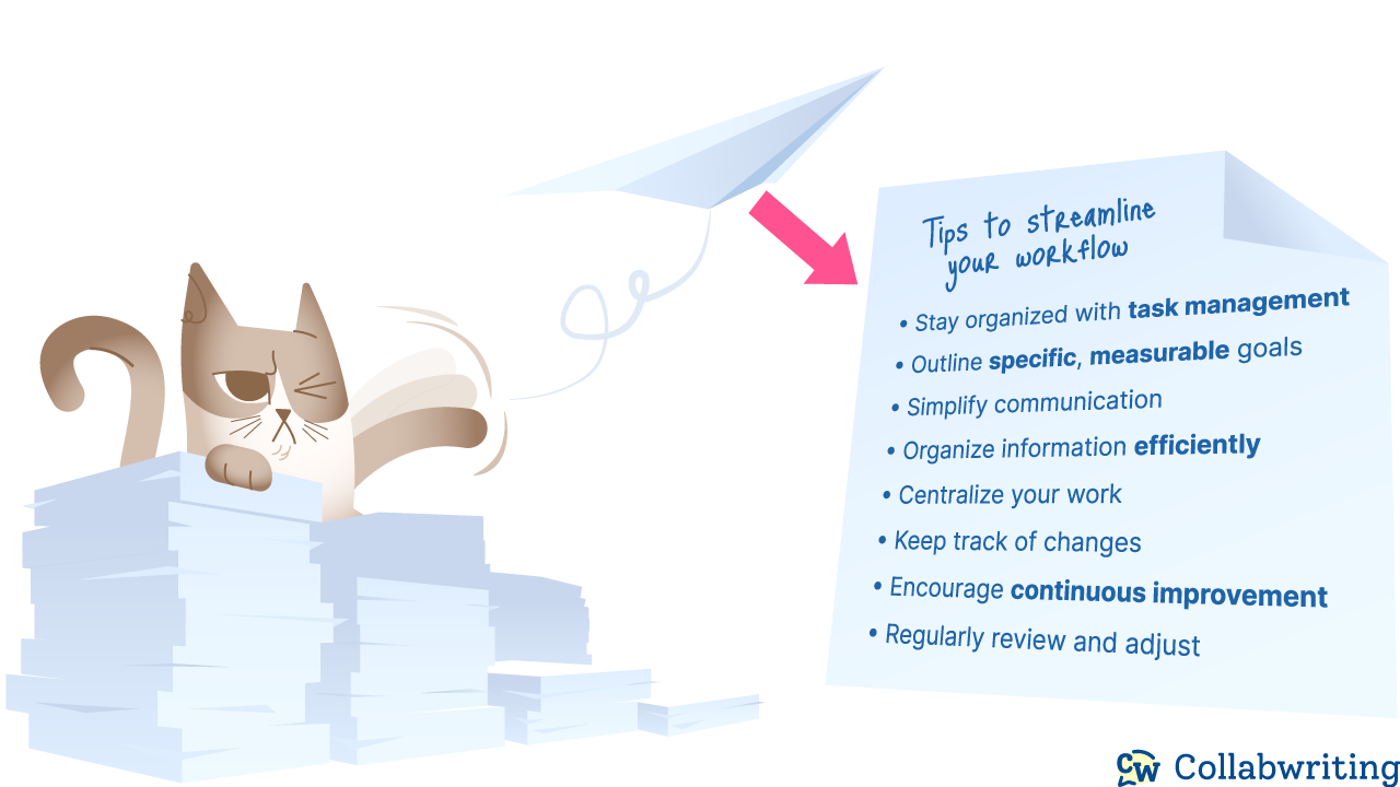 How to streamline workflow - Tips for staying productive