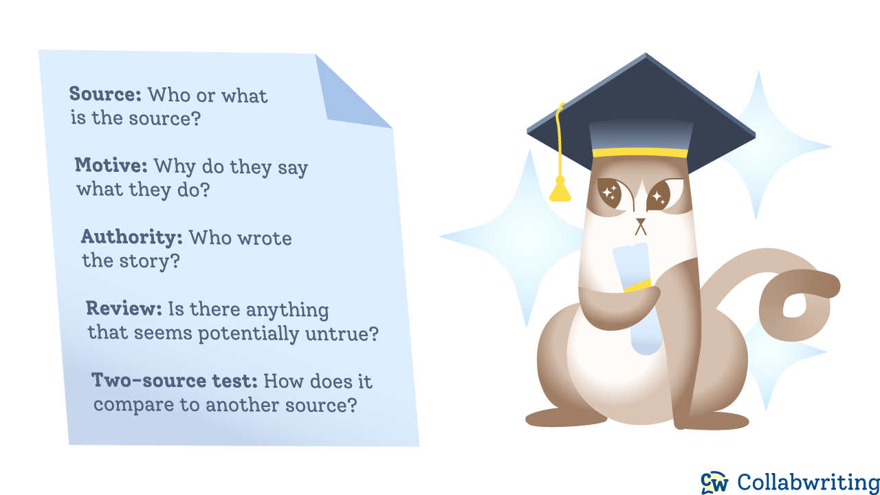 5 key questions to identify trustworthy sources