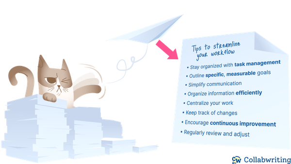 How to streamline workflow - Tips for staying productive